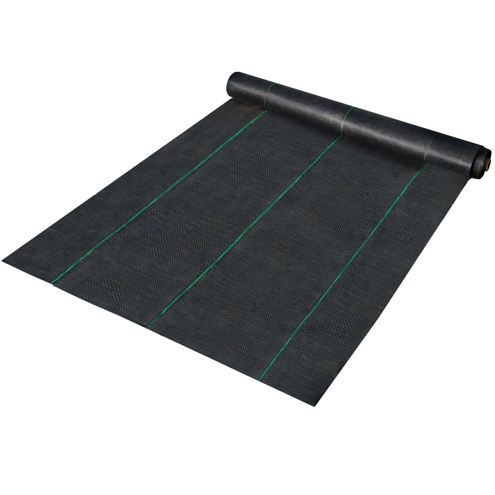 VEVOR 6 x 300-feet Premium Weed Barrier Fabric, Heavy Duty 2.4-oz Woven ...