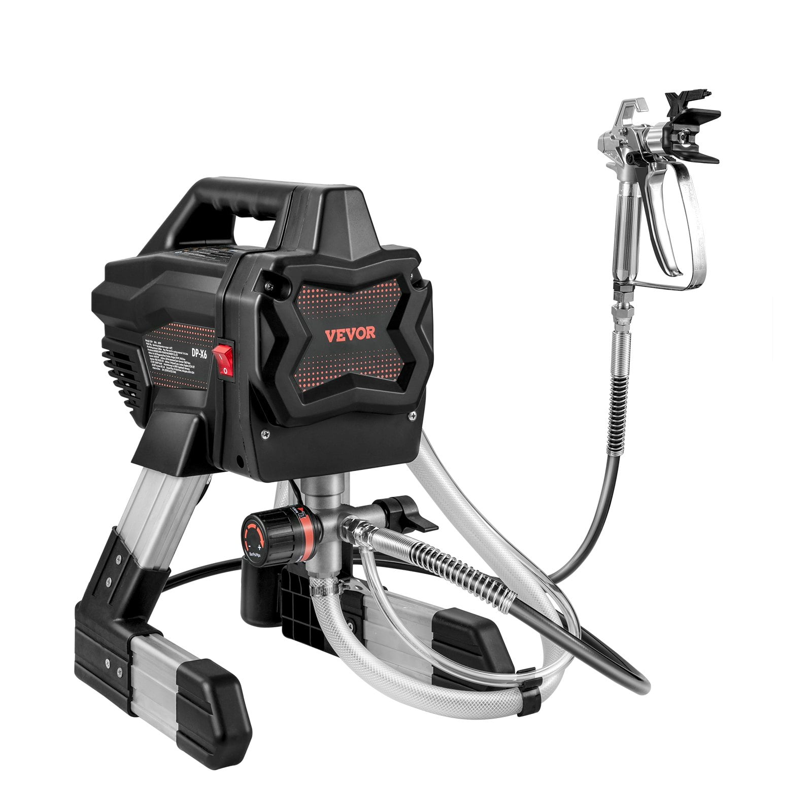 VEVOR 650W High Efficiency Airless Paint Sprayer, 2900PSI Electric ...