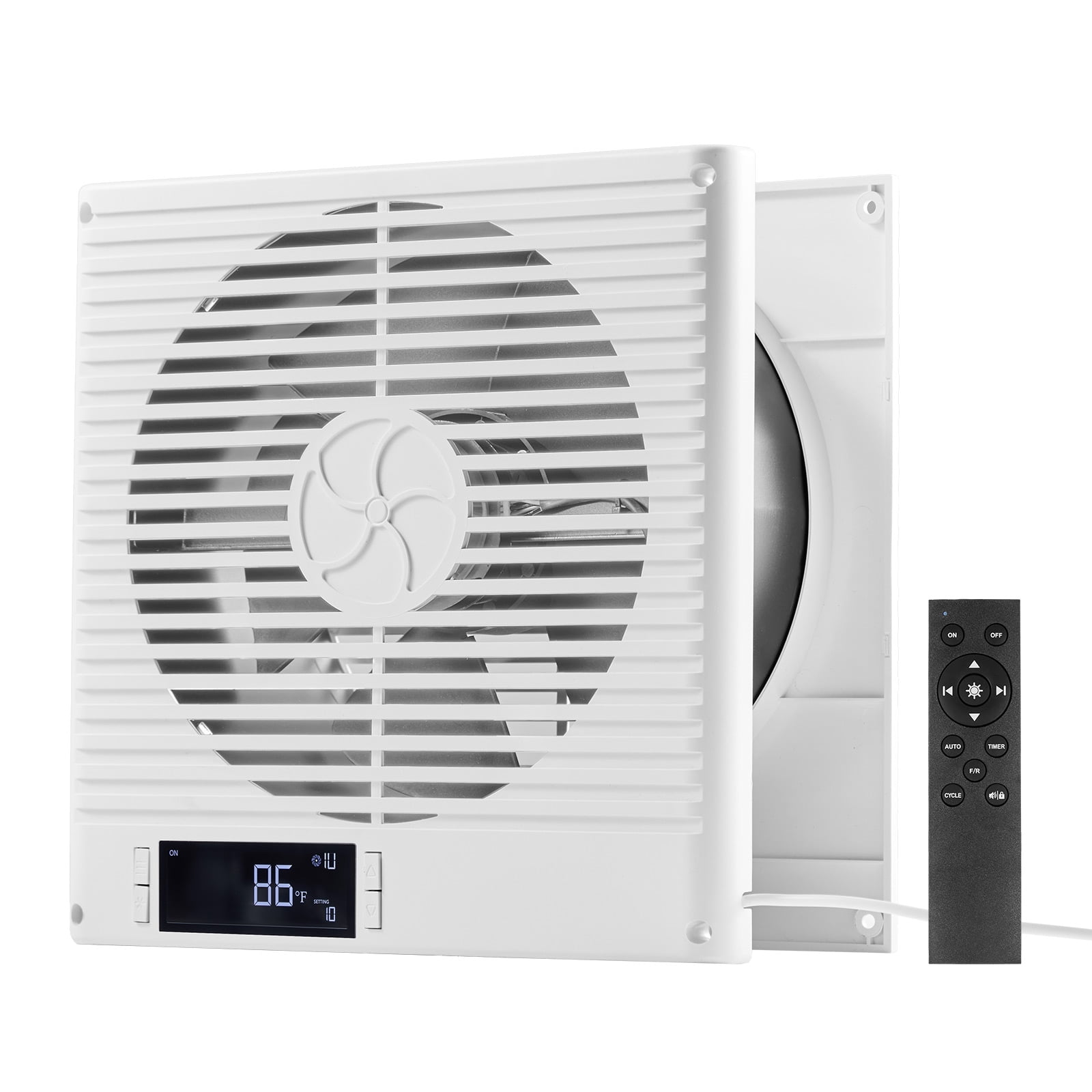 VEVOR 7.5-Inch Room to Room Fan, 2-in-1 305 CFM Through Wall Fan with ...