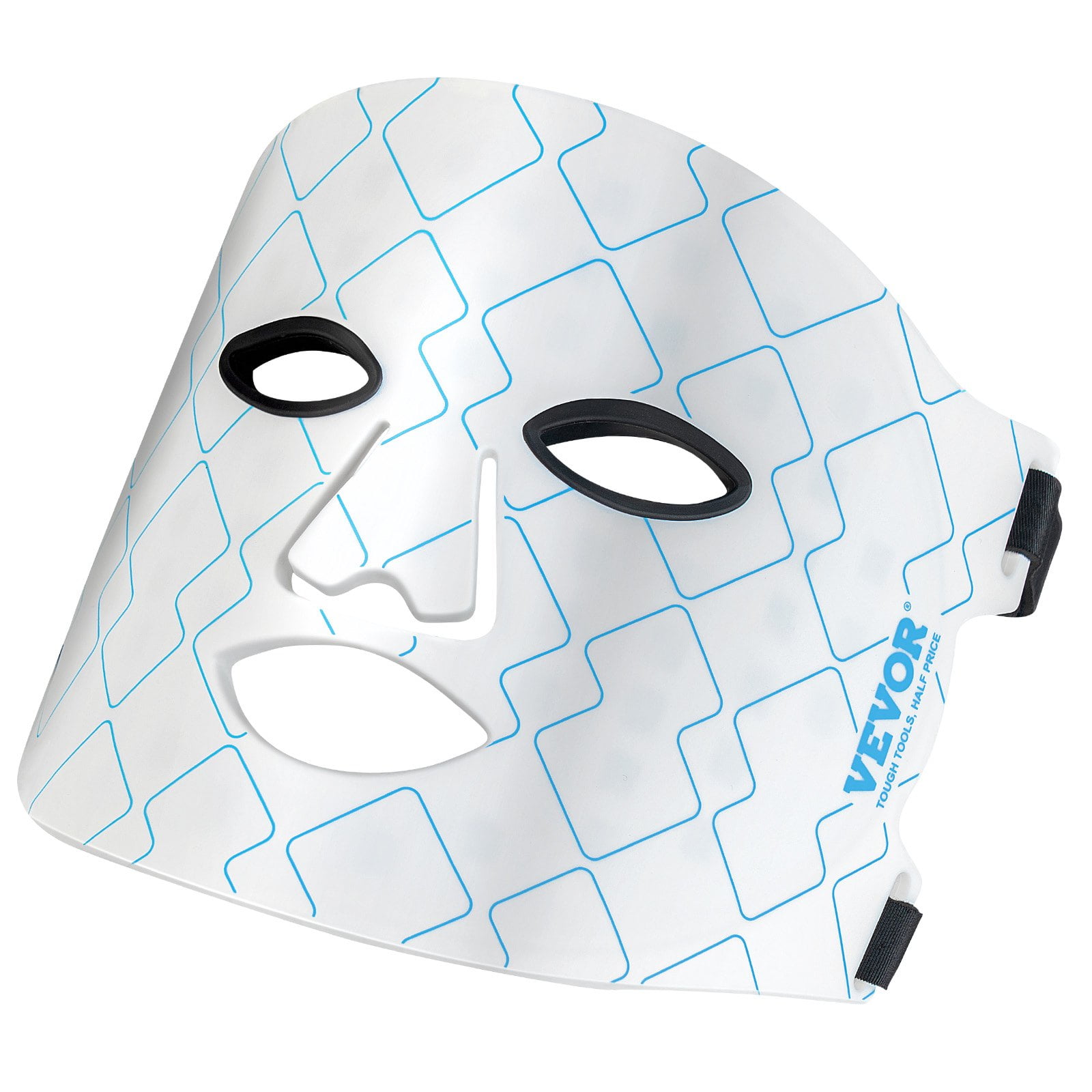 VEVOR 7-Color LED Red Light Therapy Mask with 850nm NIR, Facial Skin ...