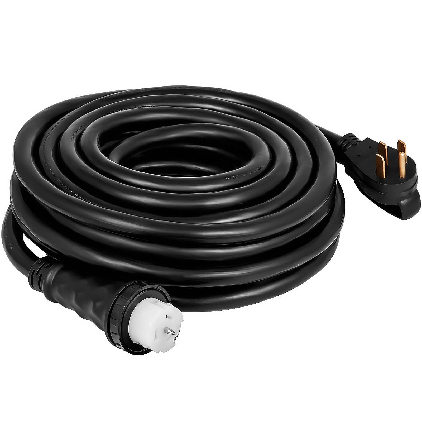 VEVOR 75Ft 50 Amp Generator Extension Cord 6AWG/3C+8AWG/1C Generator ...