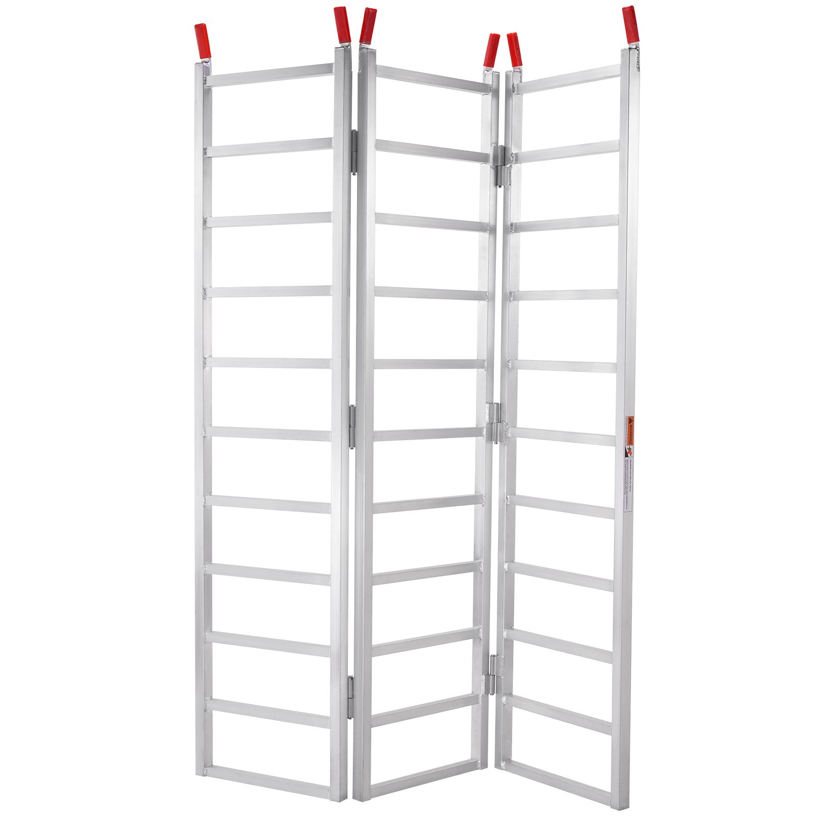 VEVOR 77"x54" Tri-Fold Aluminum Loading Ramp, 1500 lbs Capacity, Anti ...