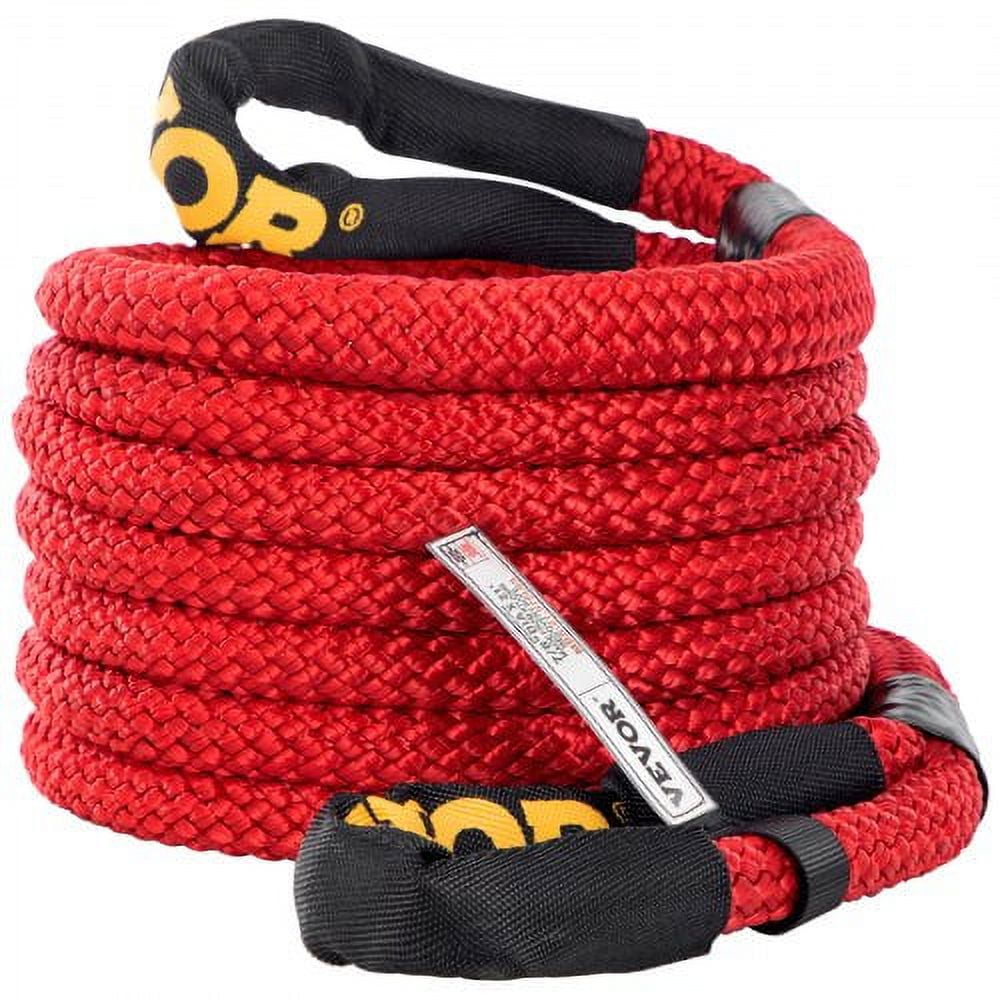 VEVOR 7/8" x 21' Kinetic Recovery Rope, 21,970 lbs, Heavy Duty Nylon ...
