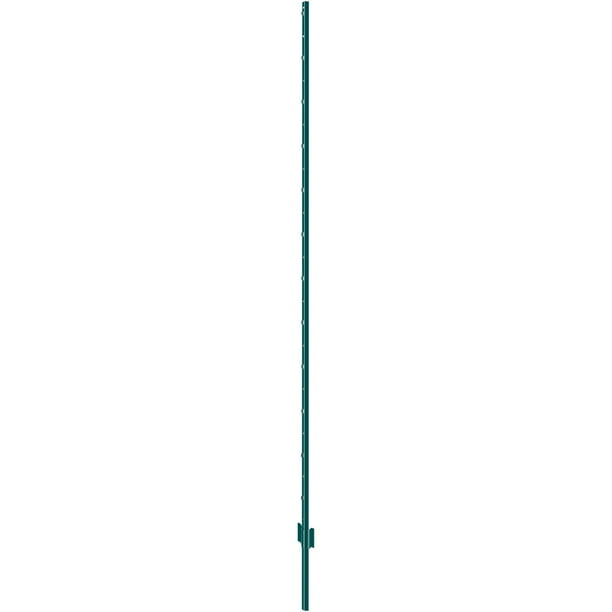 VEVOR 7ft Heavy-Duty Metal Fence Posts, 10-Pack Green T-Posts for ...