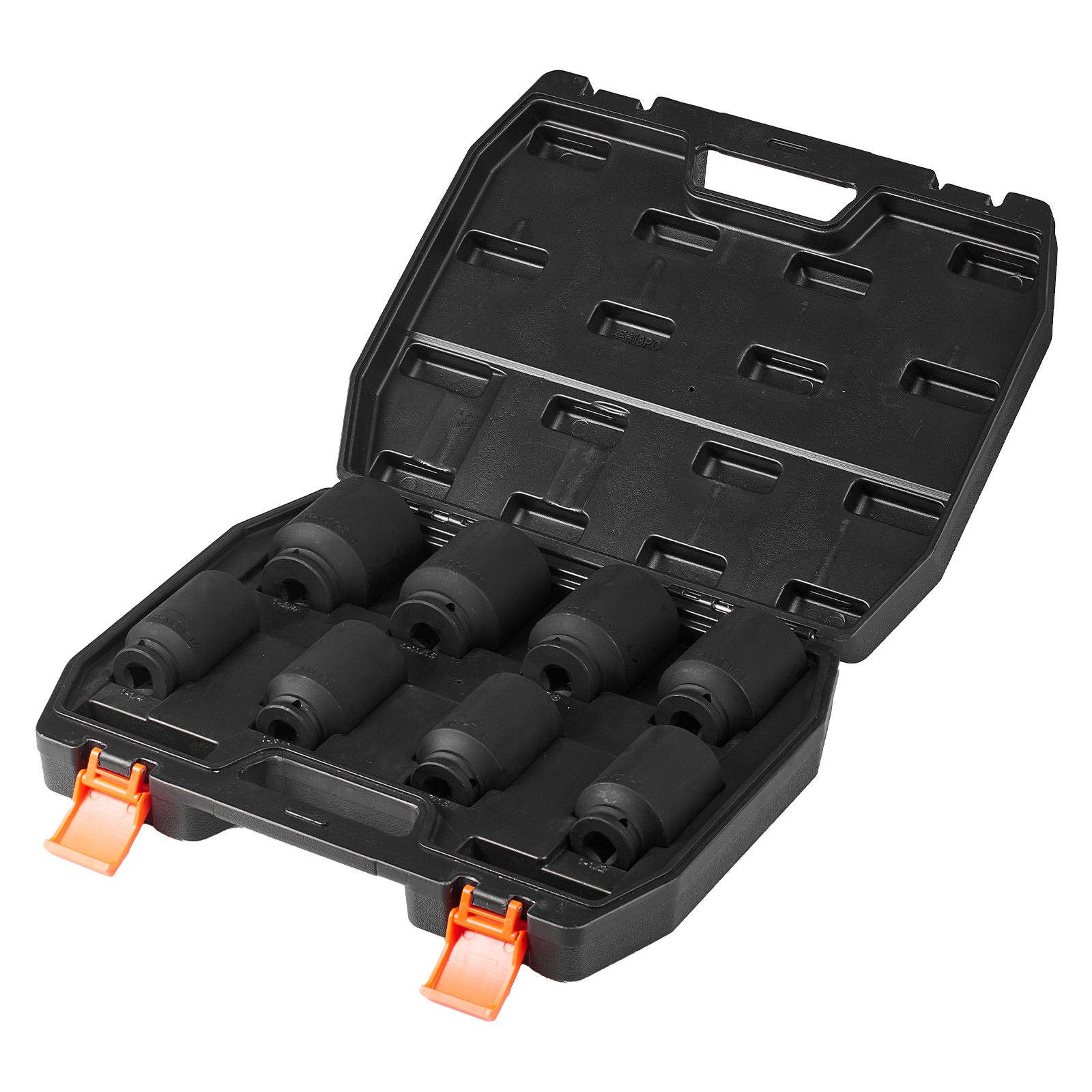 VEVOR 8-Piece Axle Nut Impact Socket Set – 3/4" Deep Drive, 6-Point SAE ...