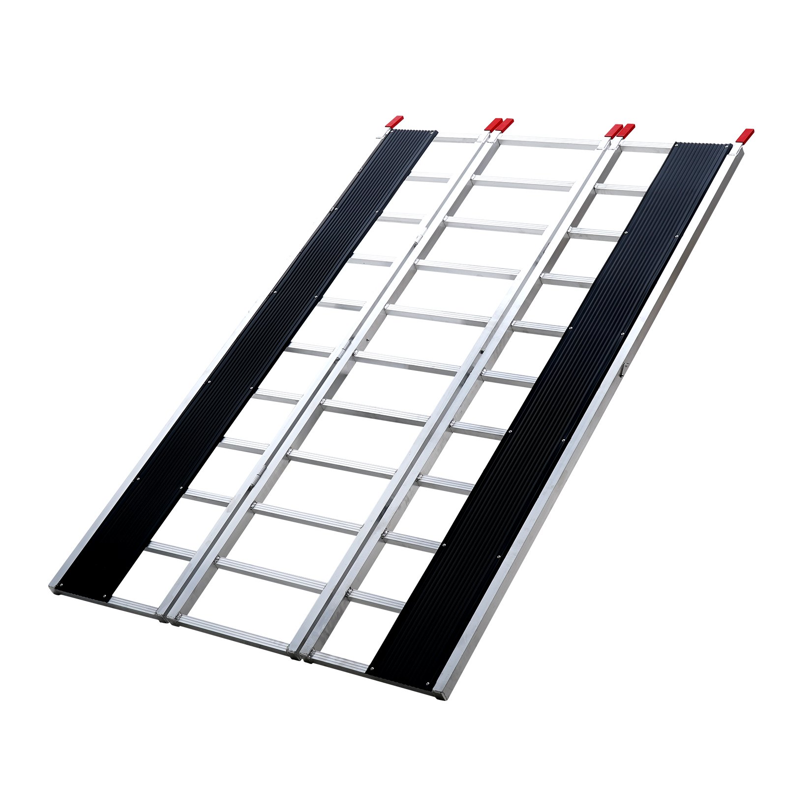 VEVOR 85"x54" Extra-Wide Aluminum Foldable Loading Ramp, 1500lbs ...