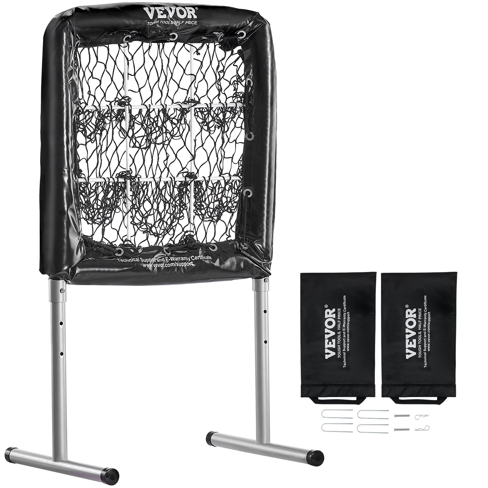 VEVOR 9 Hole Baseball Net, 28"x27" Softball Baseball Training Equipment ...