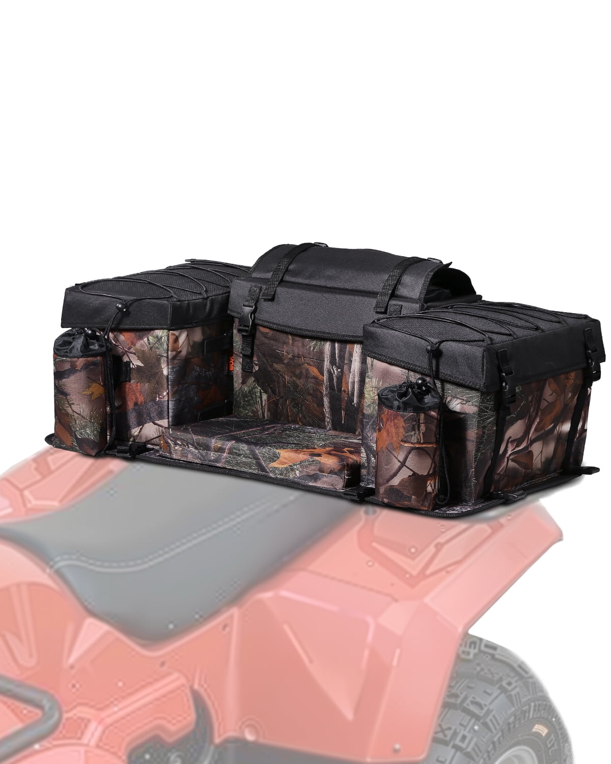 VEVOR ATV Rear Storage Bag, 68L ATV Rear Cargo Bag with Sponge Seat ...
