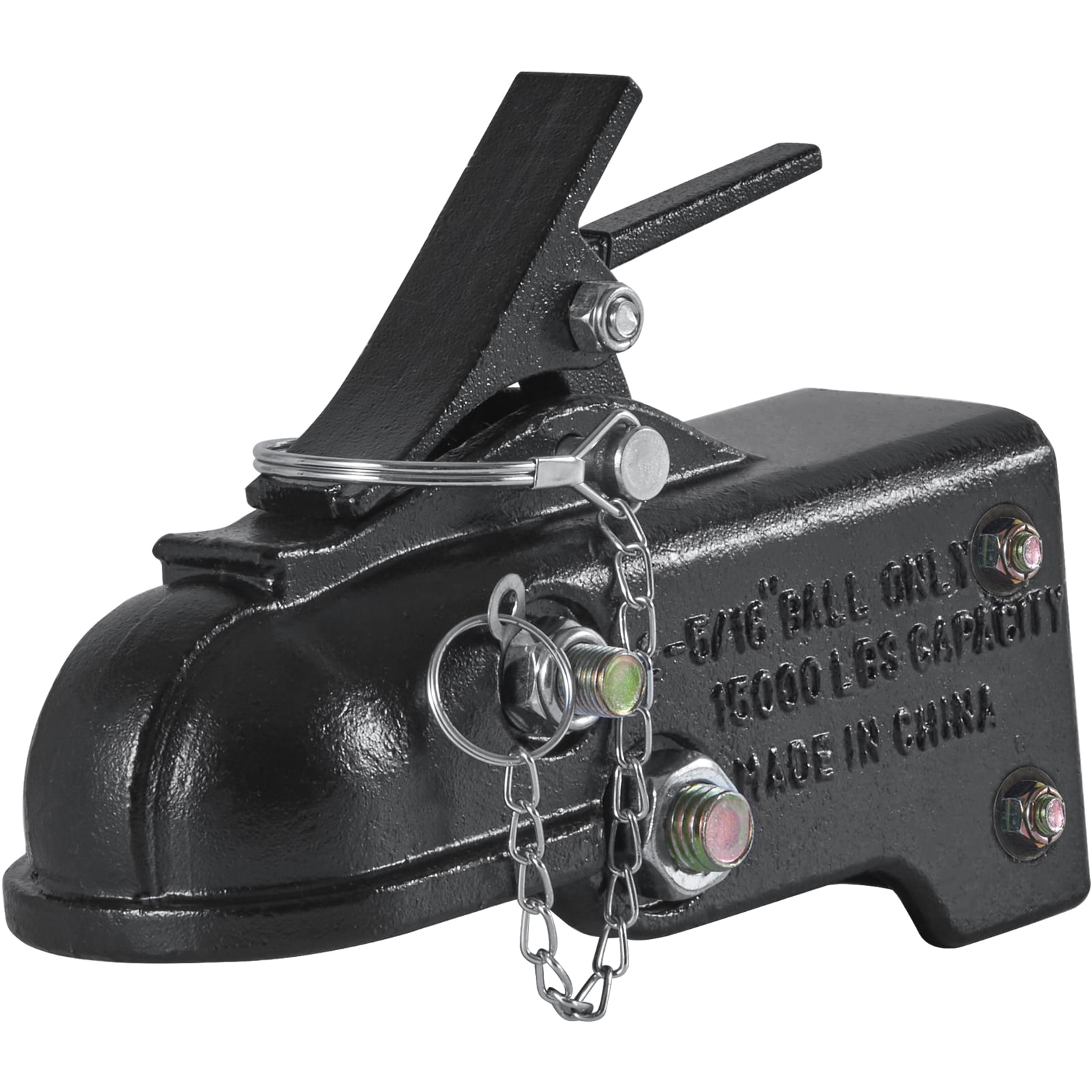 VEVOR Adjustable Trailer Coupler, 2-5/16" Hitch Ball, 15000 lbs ...