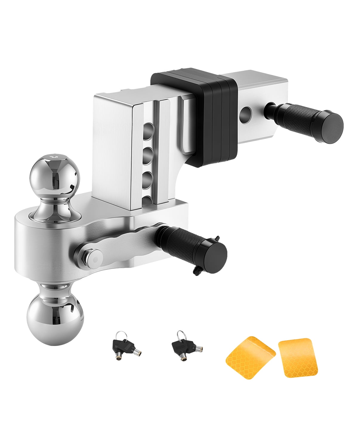 VEVOR Adjustable Trailer Hitch, 4-Inch Drop Hitch Ball Mount, Fit 2.5 ...