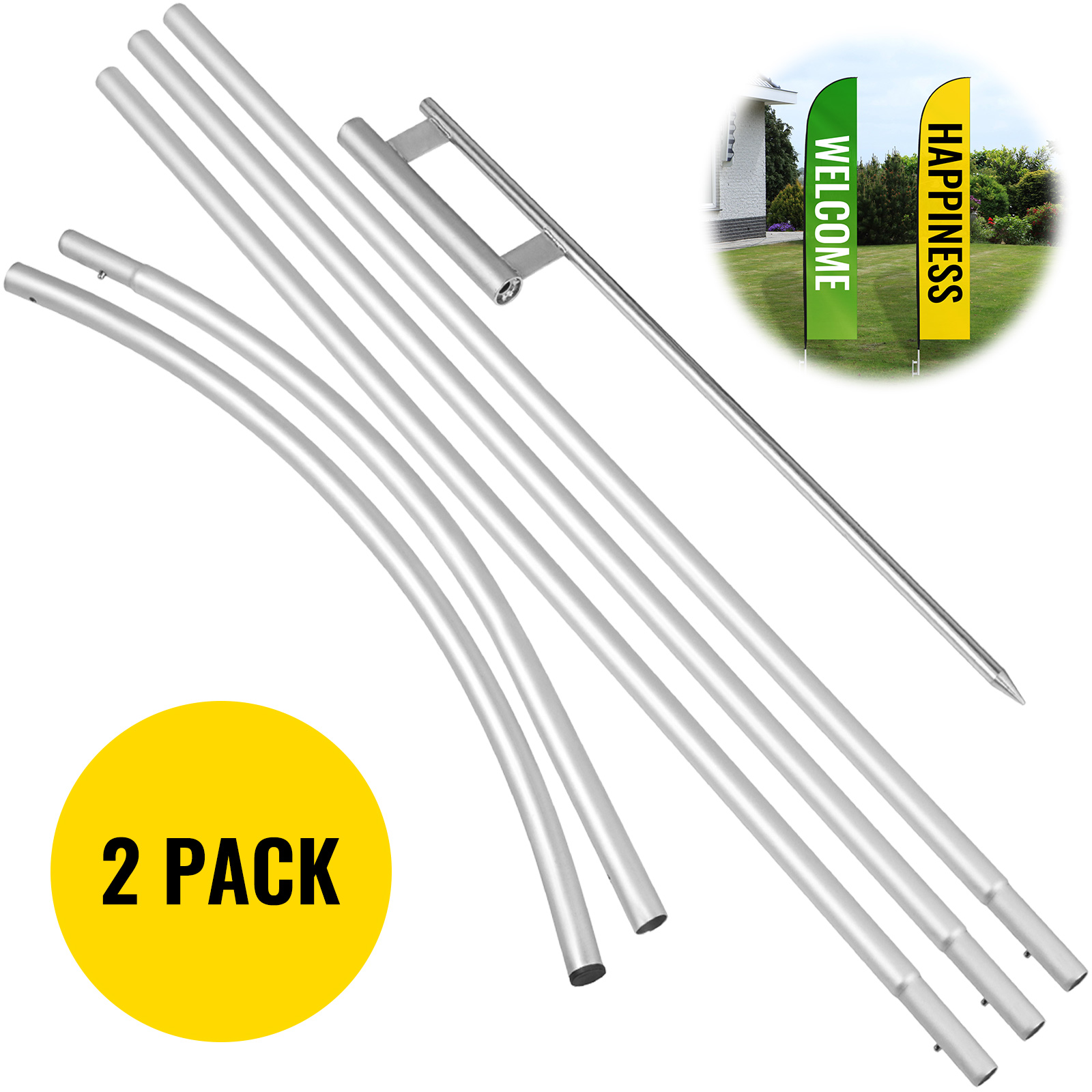 Firewood Swooper Feather Flag, Vertical Banner Sign 15 ft Tall Kit - by ...