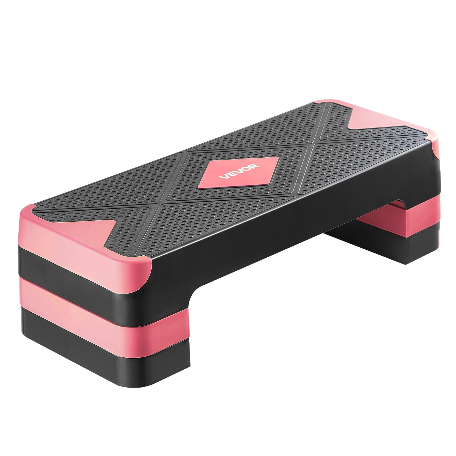 VEVOR Aerobic Exercise Step Platform, 28-Inch Workout Aerobic Stepper ...