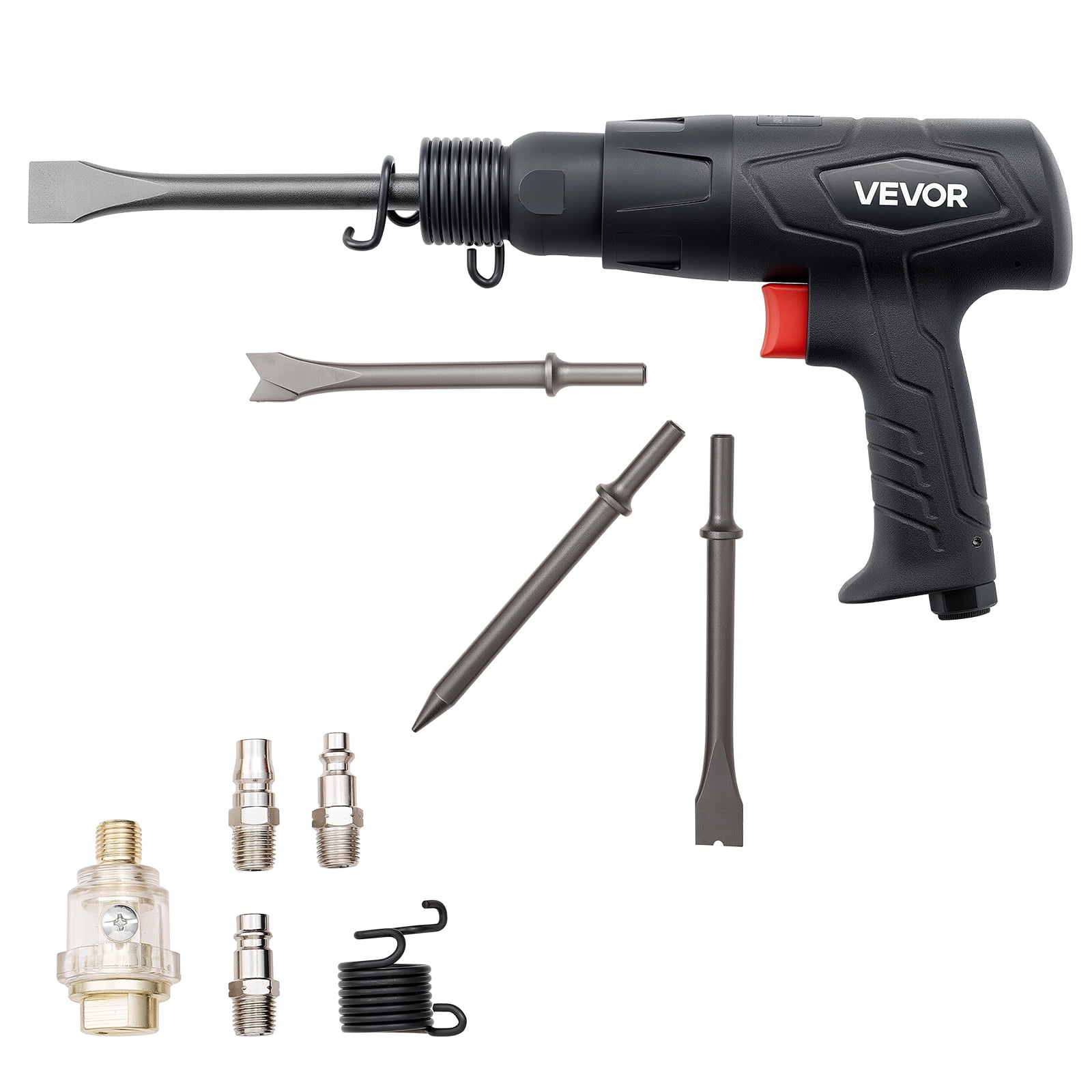 VEVOR Air Hammer, 2500-2700BPM Pneumatic Hammer with 2.76-inch Stroke ...