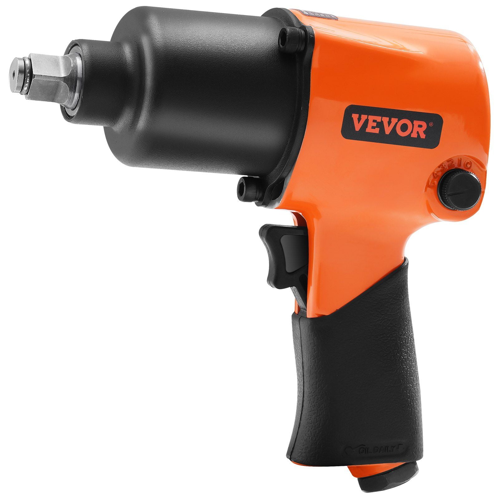 VEVOR Air Impact Wrench, 1/2" Drive Air Impact Gun Up to 880ft-lbs Nut ...