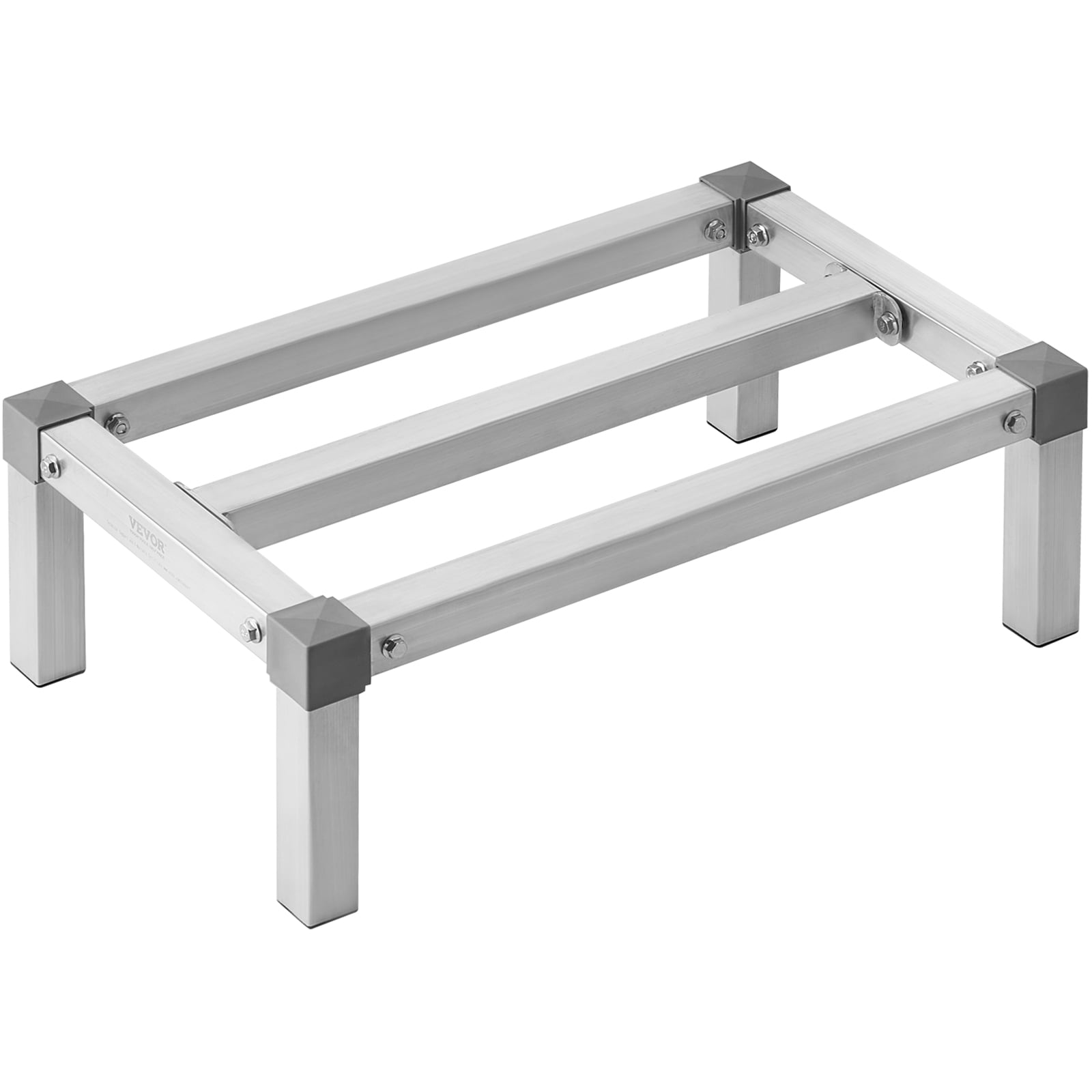 VEVOR Aluminum Dunnage Rack, 24” x 14” Commercial Food Floor Rack, 8 ...