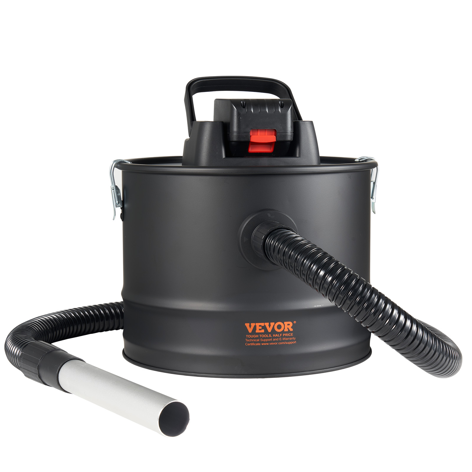 VEVOR Ash Vacuum Cleaner, 15L Capacity Powerful Suction, Fireplace ...