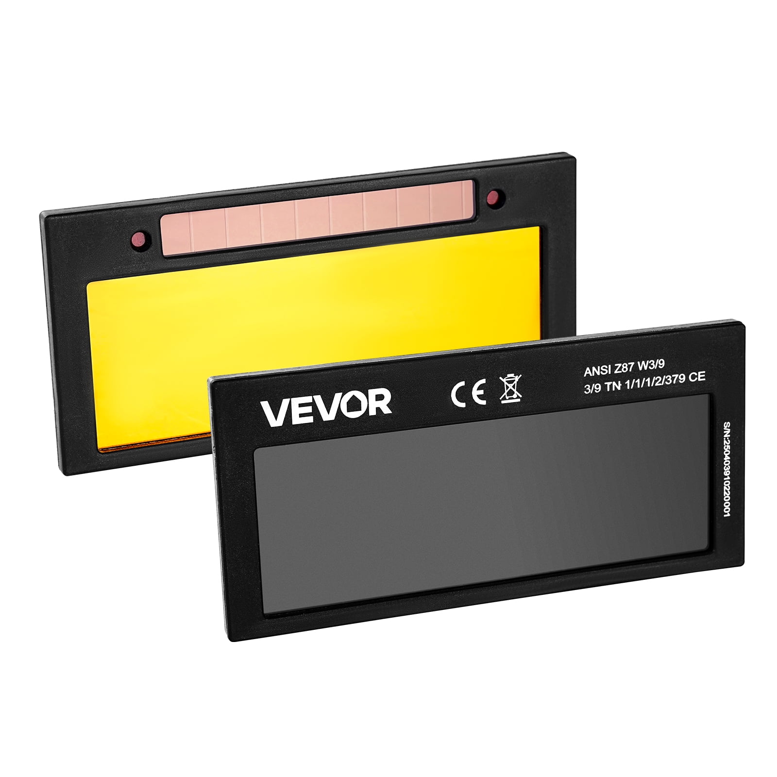 VEVOR Auto Darkening Welding Lens 4.25" x 2", Shade 9 True Color ...