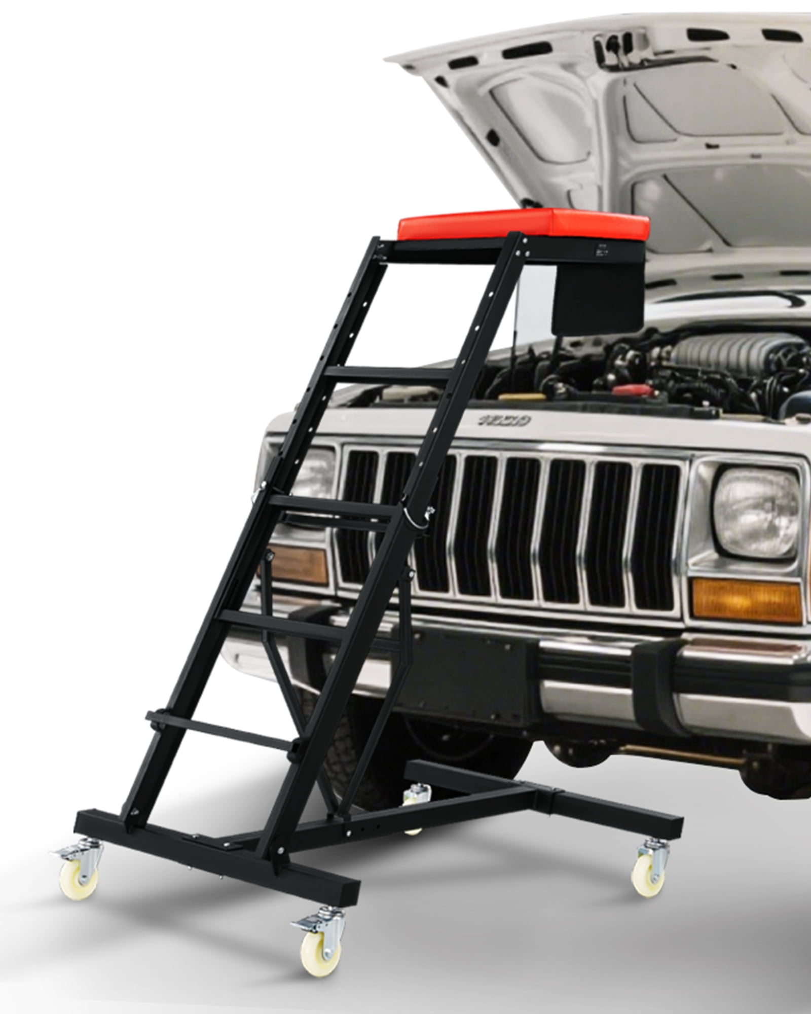 VEVOR Automotive Top Creeper, with Adjustable Height 49.6" to 75.6 ...