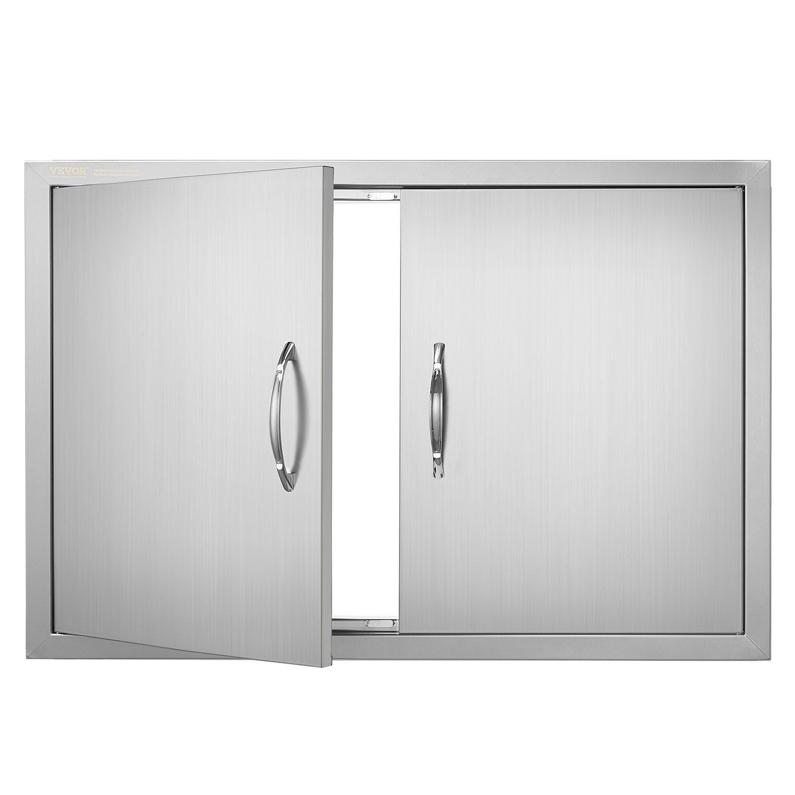 VEVOR BBQ Access Door, 33W x 22H Inch Double Outdoor Kitchen Door ...