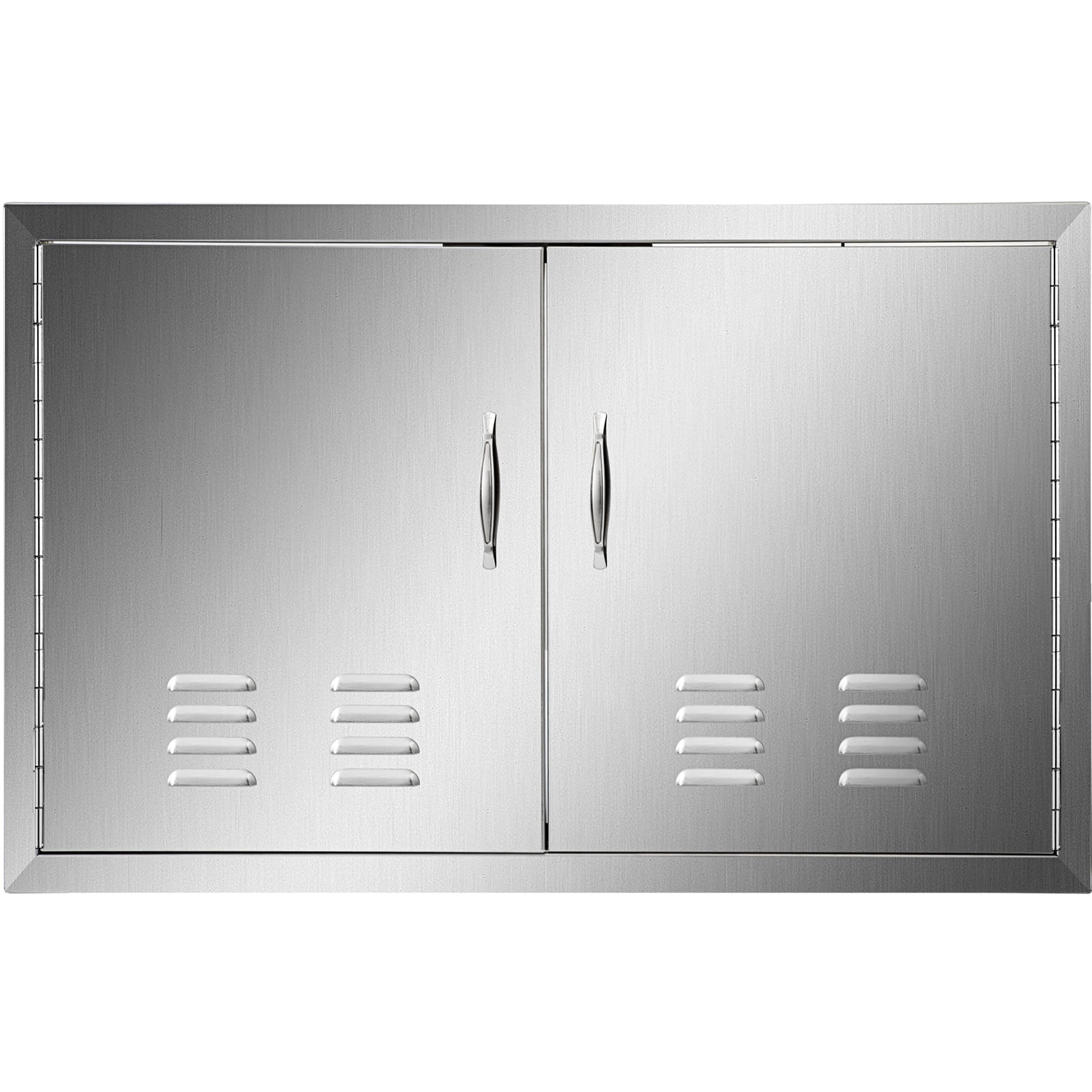 VEVOR BBQ Island Door 36 x 21 inch Beveled Frame Vented Double Access ...