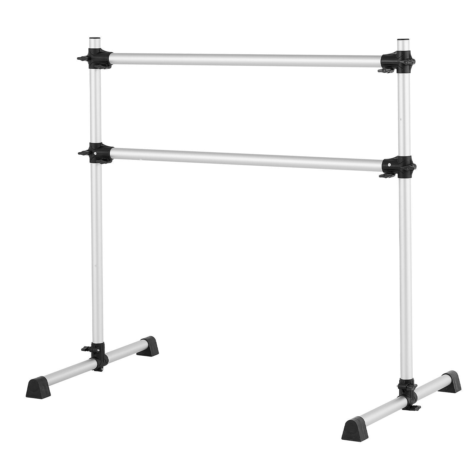 VEVOR Ballet Barre, 4 Ft Aluminum Double Barre Bar for Home ...