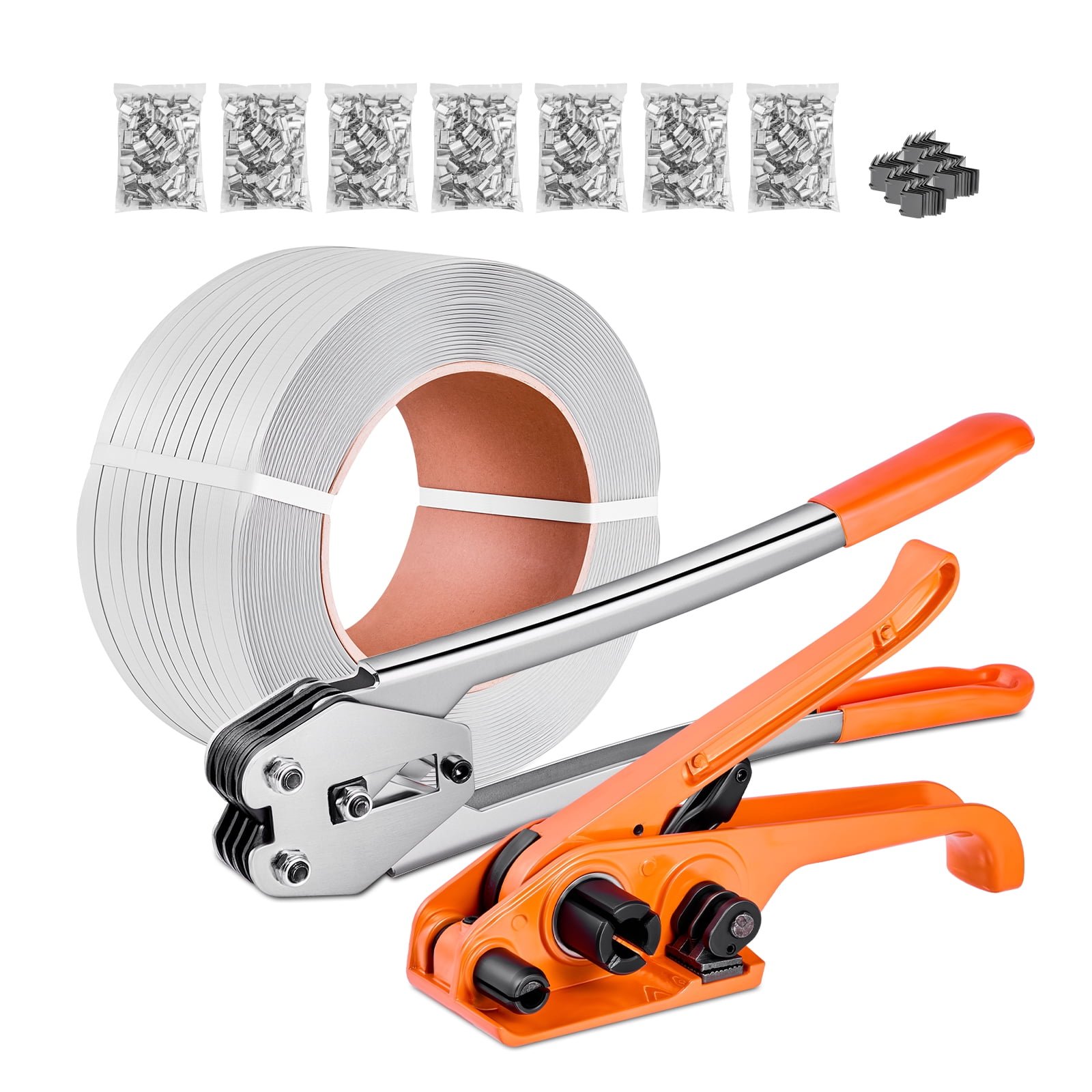 VEVOR Banding Strapping Kit, Heavy Duty Banding Sealer Tool with 3200 ...