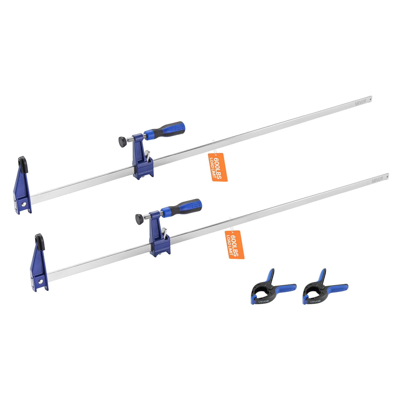 VEVOR Bar Clamps for Woodworking, 2-Pack 36 inch Opening,Lockable F ...