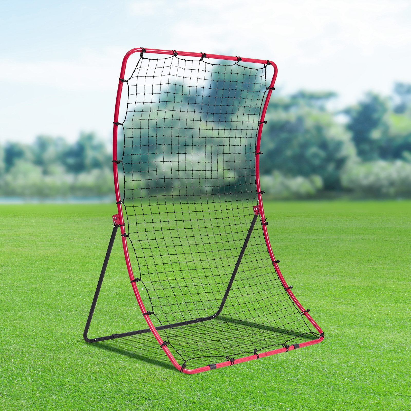 VEVOR Baseball and Softball Rebounder Net - 4x5.5 ft Pitchback with All ...