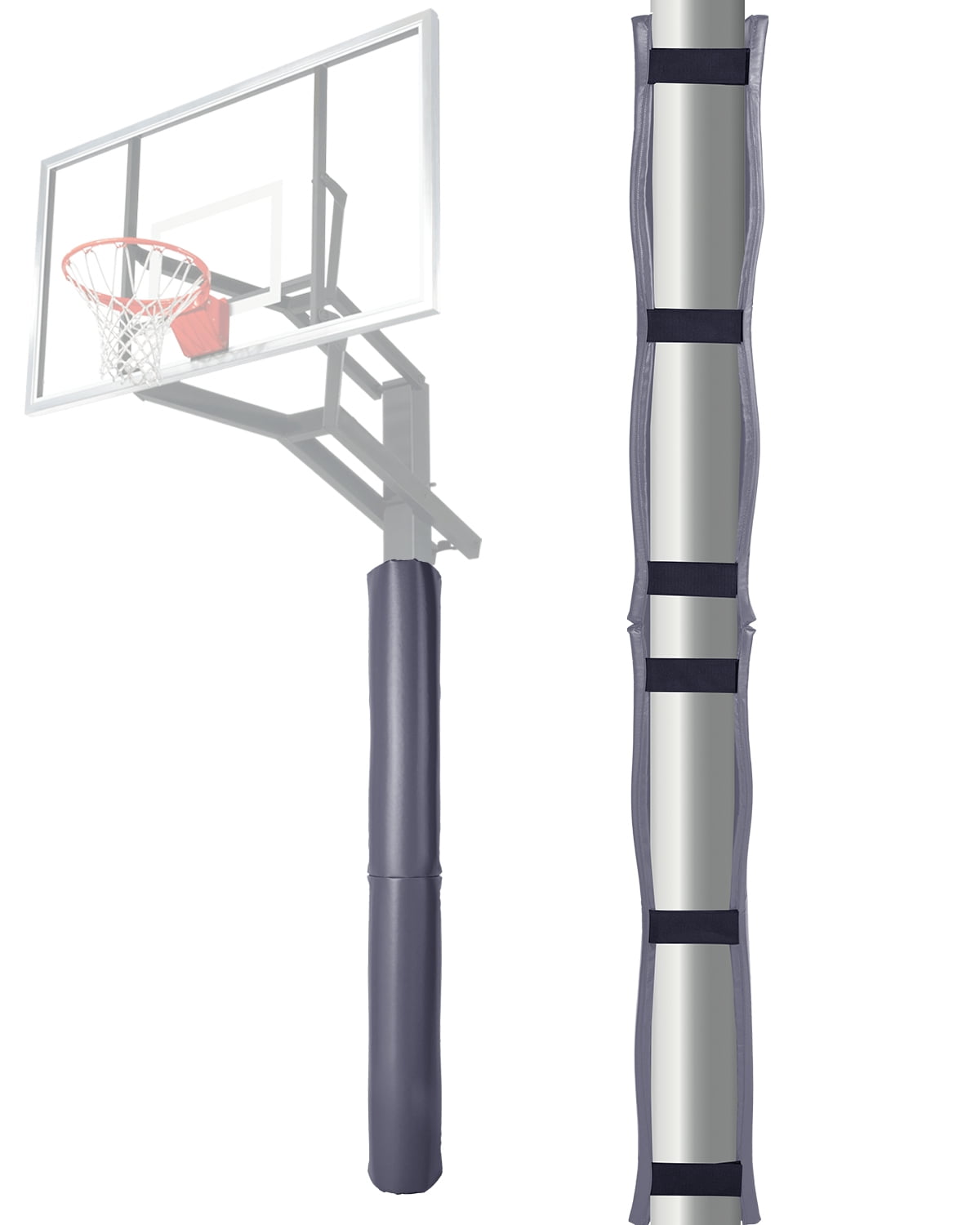 VEVOR Basketball Pole Pad, 71 inch Tall and 1.2 inch Thick Heavy Duty ...
