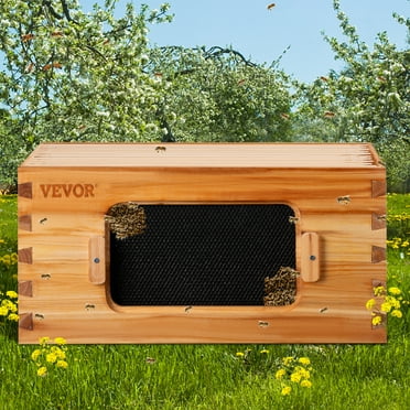 Honey Keeper Beehive 20 Frame Complete Box Kit (10 Deep and 10 Medium ...