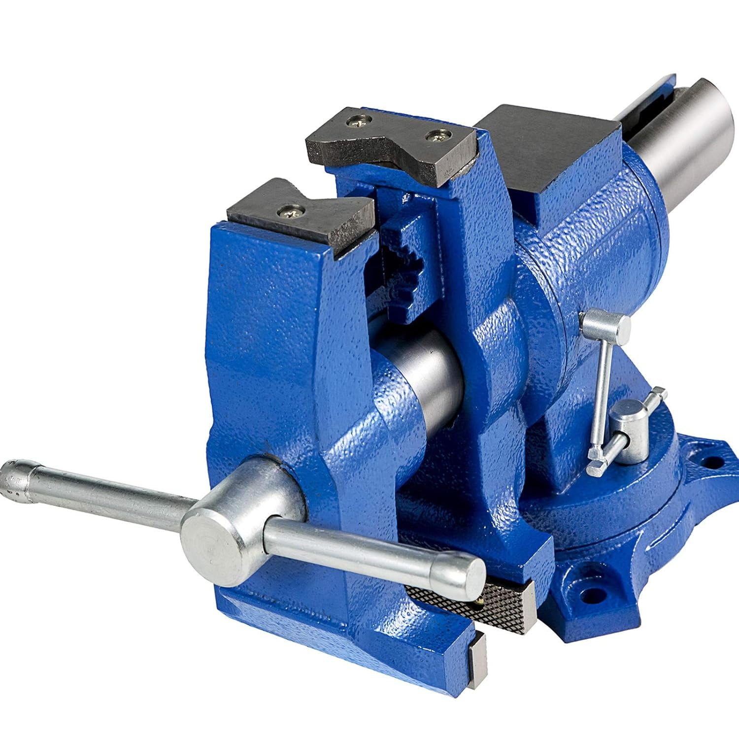 VEVOR Bench Vise 6 Inch, Double Swivel Rotating Heavy Duty Vise Head ...
