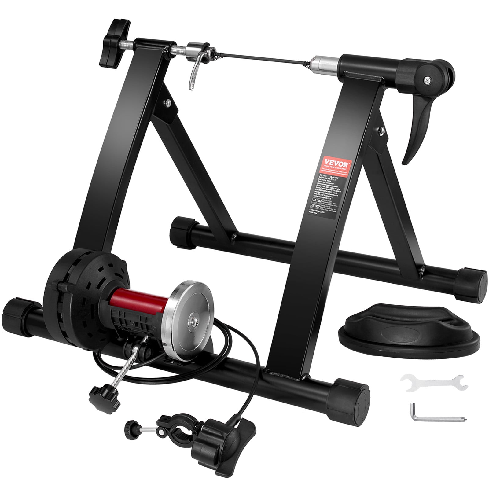 VEVOR Bike Trainer Stand, Magnetic Stationary Bike Stand for 26"-29 ...