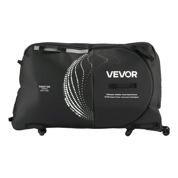 VEVOR Bike Travel Bag, Transport Universal Bicycle Storage Case Bag with TSA Lock, Support ...