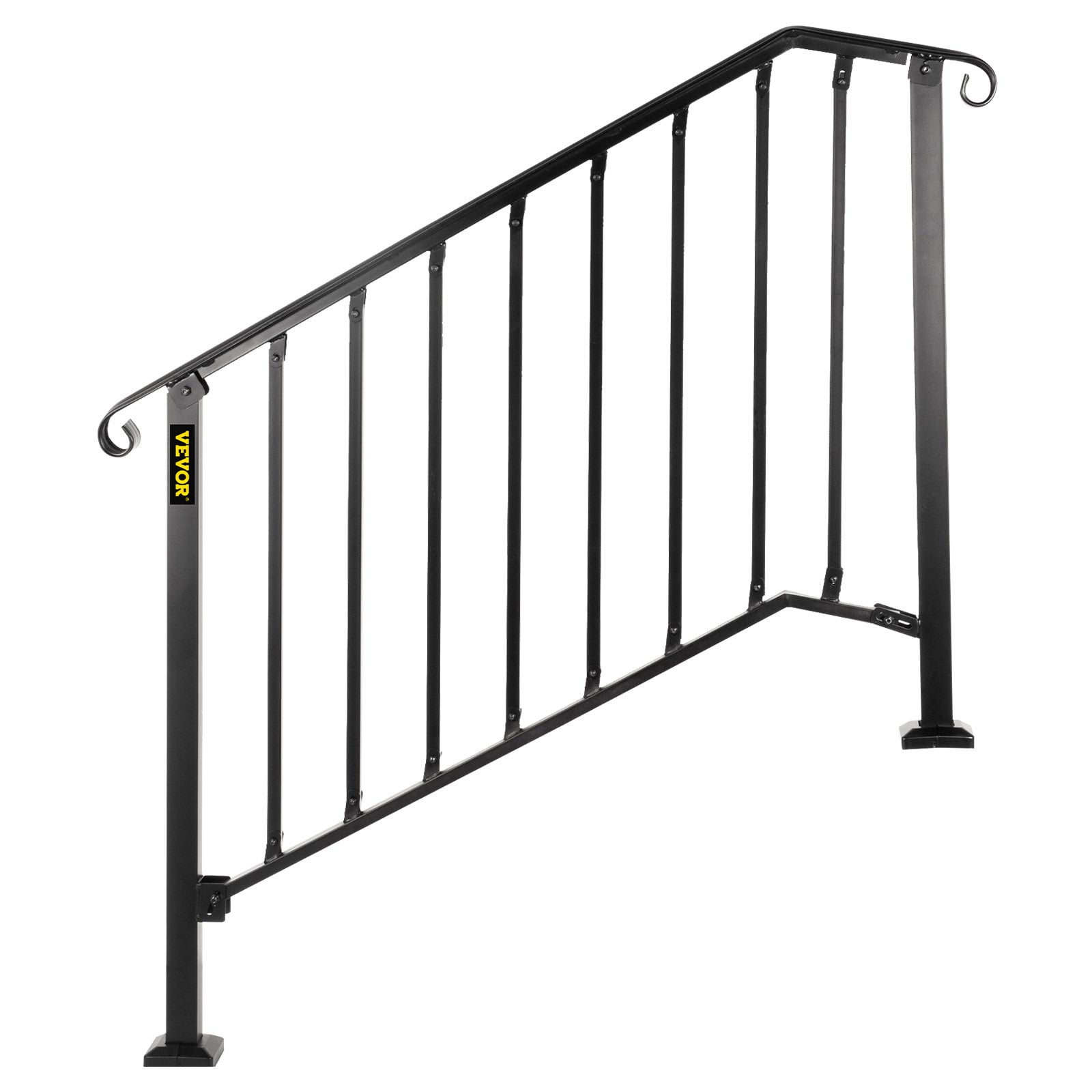 VEVOR Black Outdoor Stair Handrails - Walmart.com