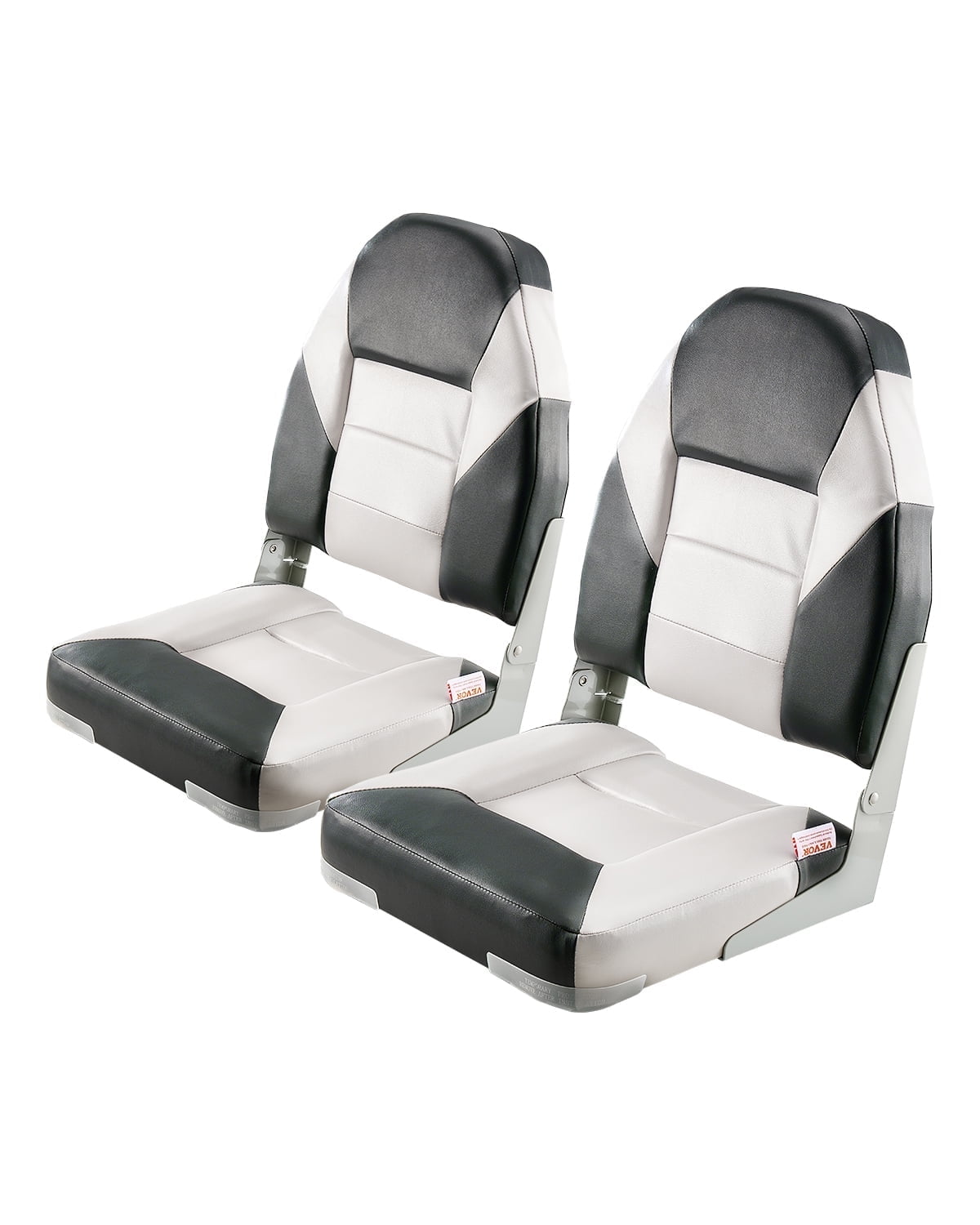 VEVOR Boat Seat, High Backrest, Folding Fishing Boat Seat with ...