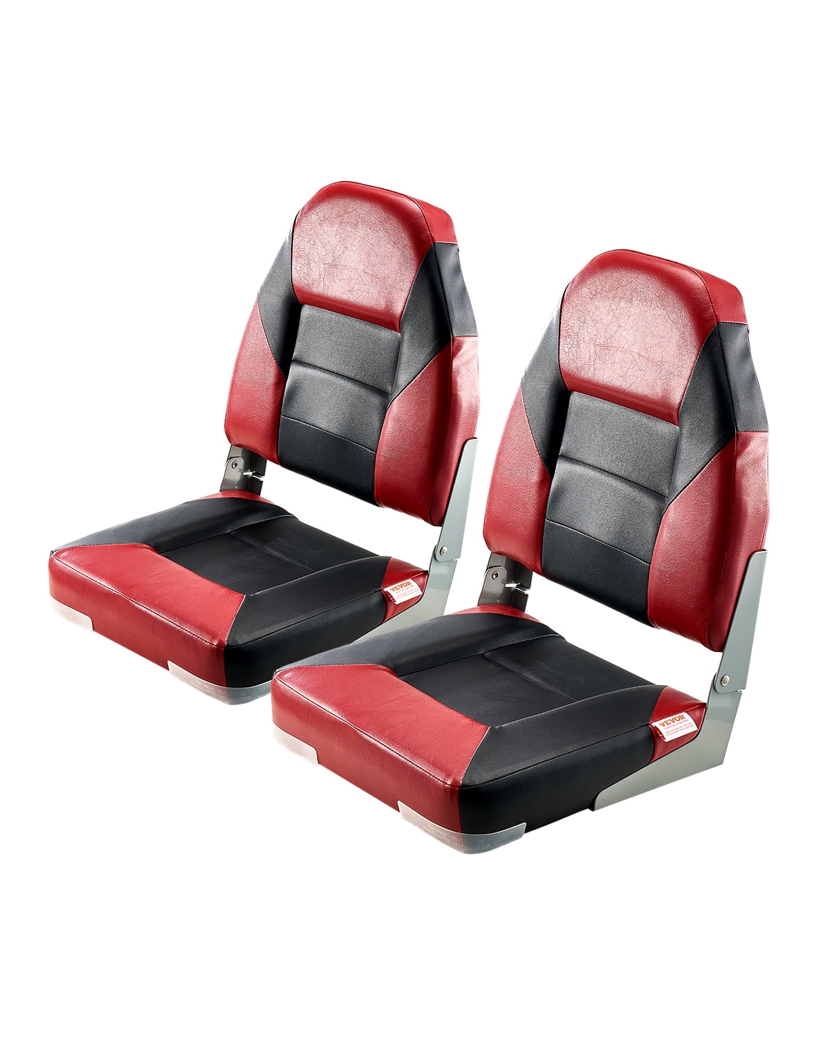 VEVOR Boat Seat, High Backrest, Folding Fishing Boat Seat with ...