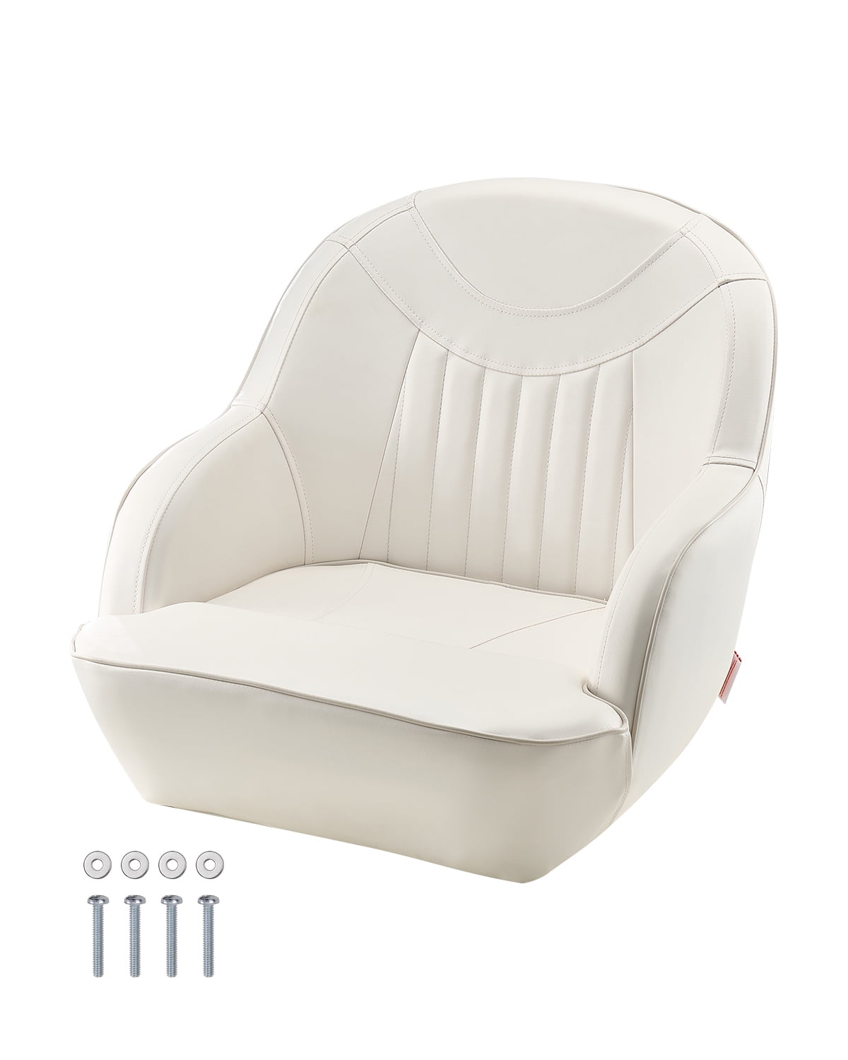 VEVOR Boat Seat, Low Backrest, Boat Seat Captain Bucket Seat with ...