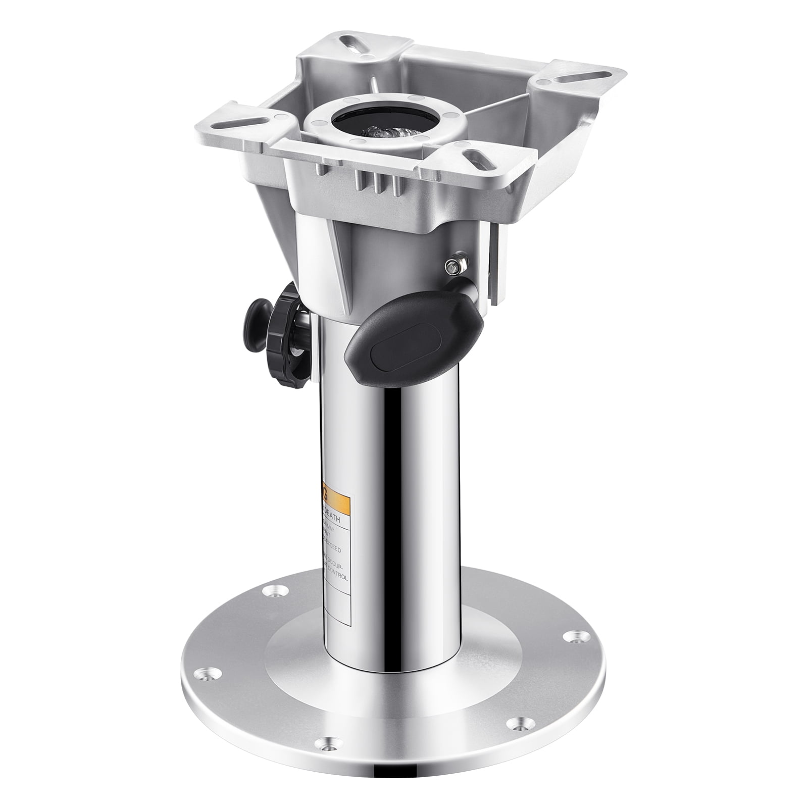 VEVOR Boat Seat Pedestal, Adjustable Height from 12.76 to 18.7 Inches ...