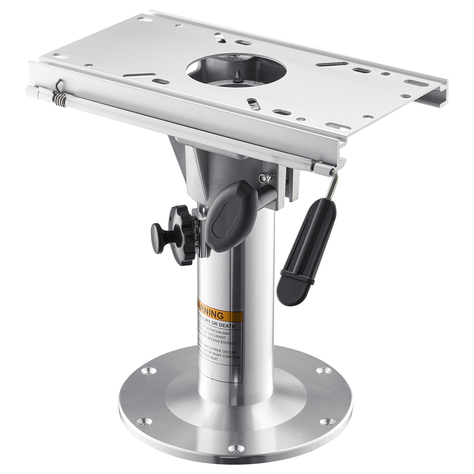 VEVOR Boat Seat Pedestal, Adjustable Height from 13.39 to 19.2 In ...