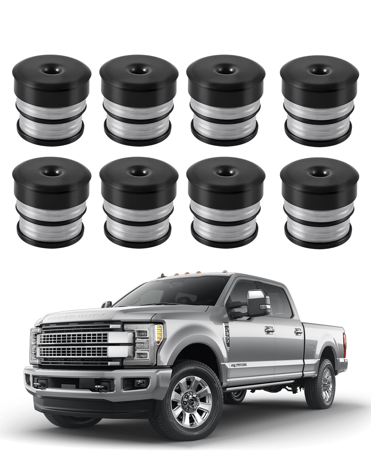 VEVOR Body Mount Bushing Kit, Compatible with 2008-2016 F250 F350 Super ...