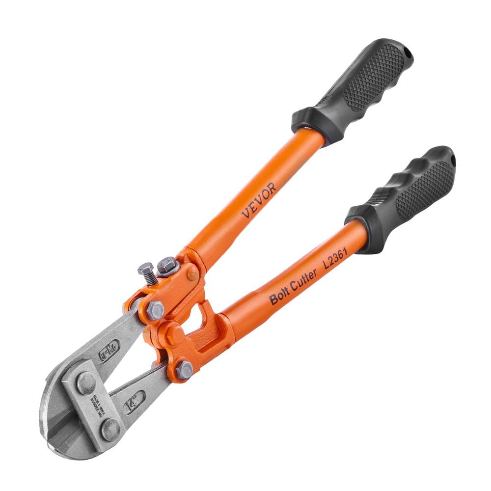 VEVOR Bolt Cutter, 14" Lock Cutter, Bi-Material Handle with Soft Rubber ...