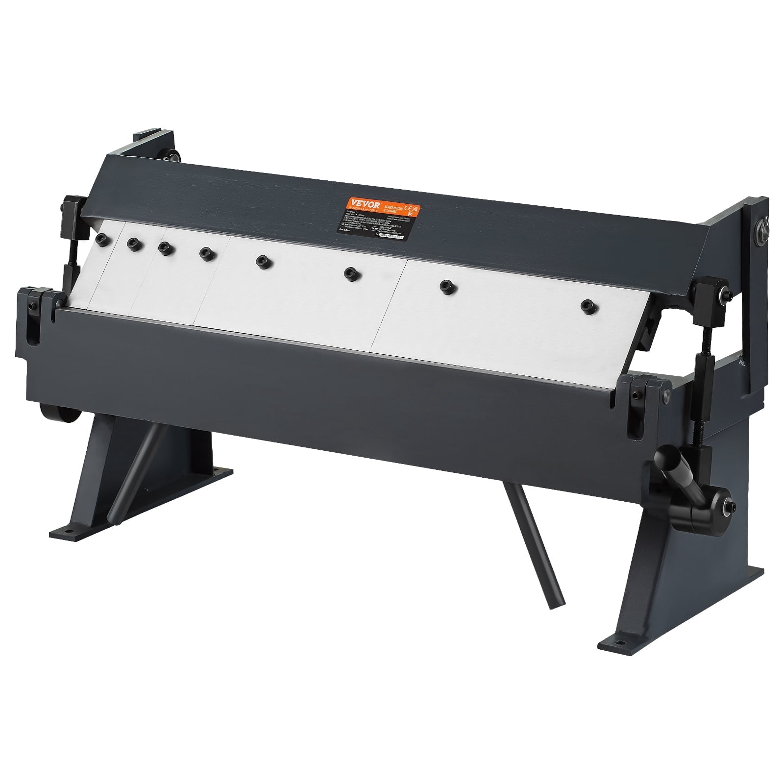 VEVOR 24" Box and Pan Brake, 0-130° Portable Sheet Metal Bender, 20/14 ...