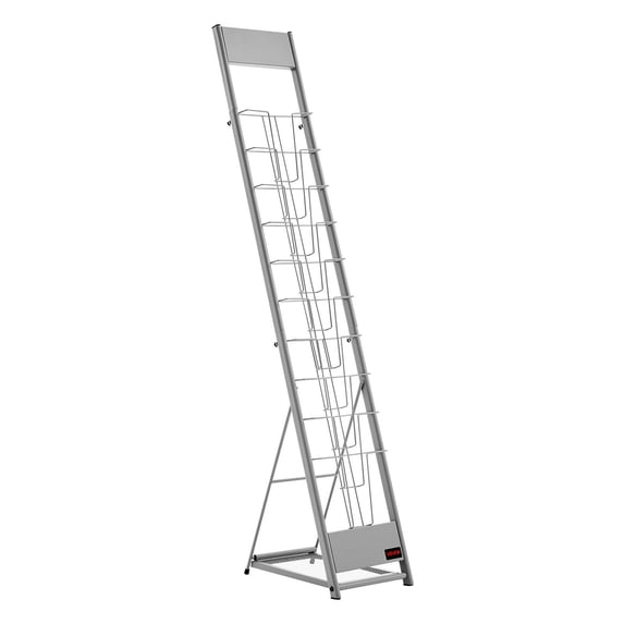 VEVOR Brochure Display Rack, 10 Pockets Magazine Literature Display ...