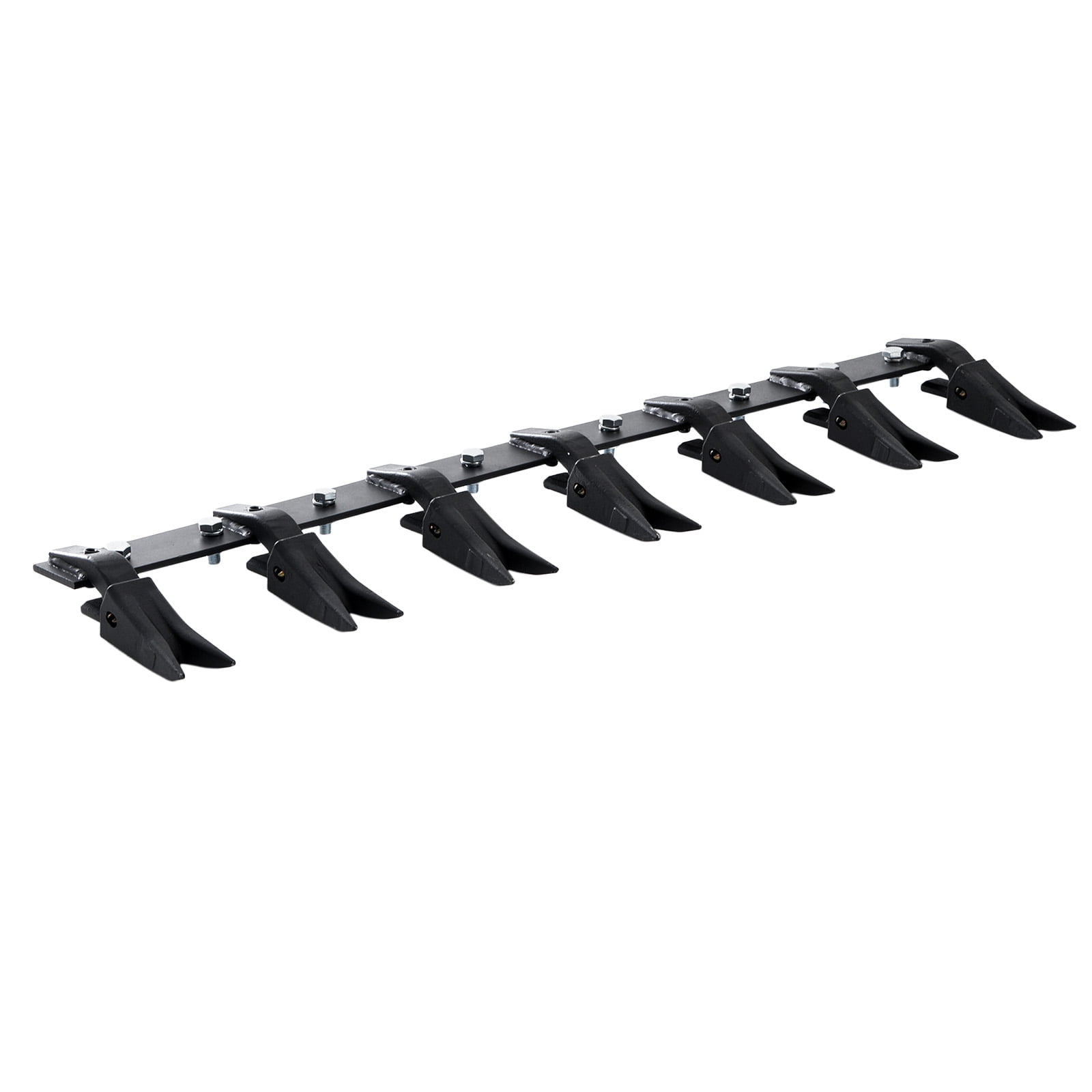 VEVOR Bucket Tooth Bar, 53'', Heavy Duty Tractor Bucket Teeth Bar, Sub ...