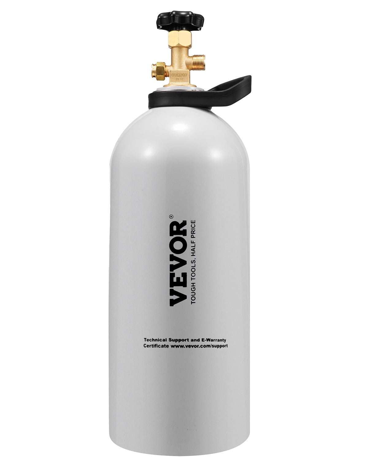 VEVOR CO2 Tank, 10 lbs New Aluminum Alloy Cylinder, CO2 Air Tank with ...