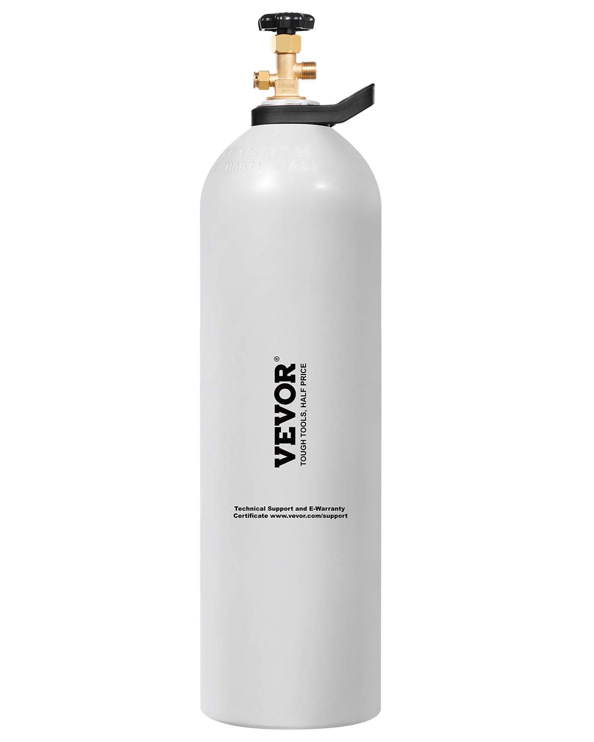 VEVOR CO2 Tank, 15 lbs New Aluminum Alloy Cylinder, CO2 Air Tank with ...