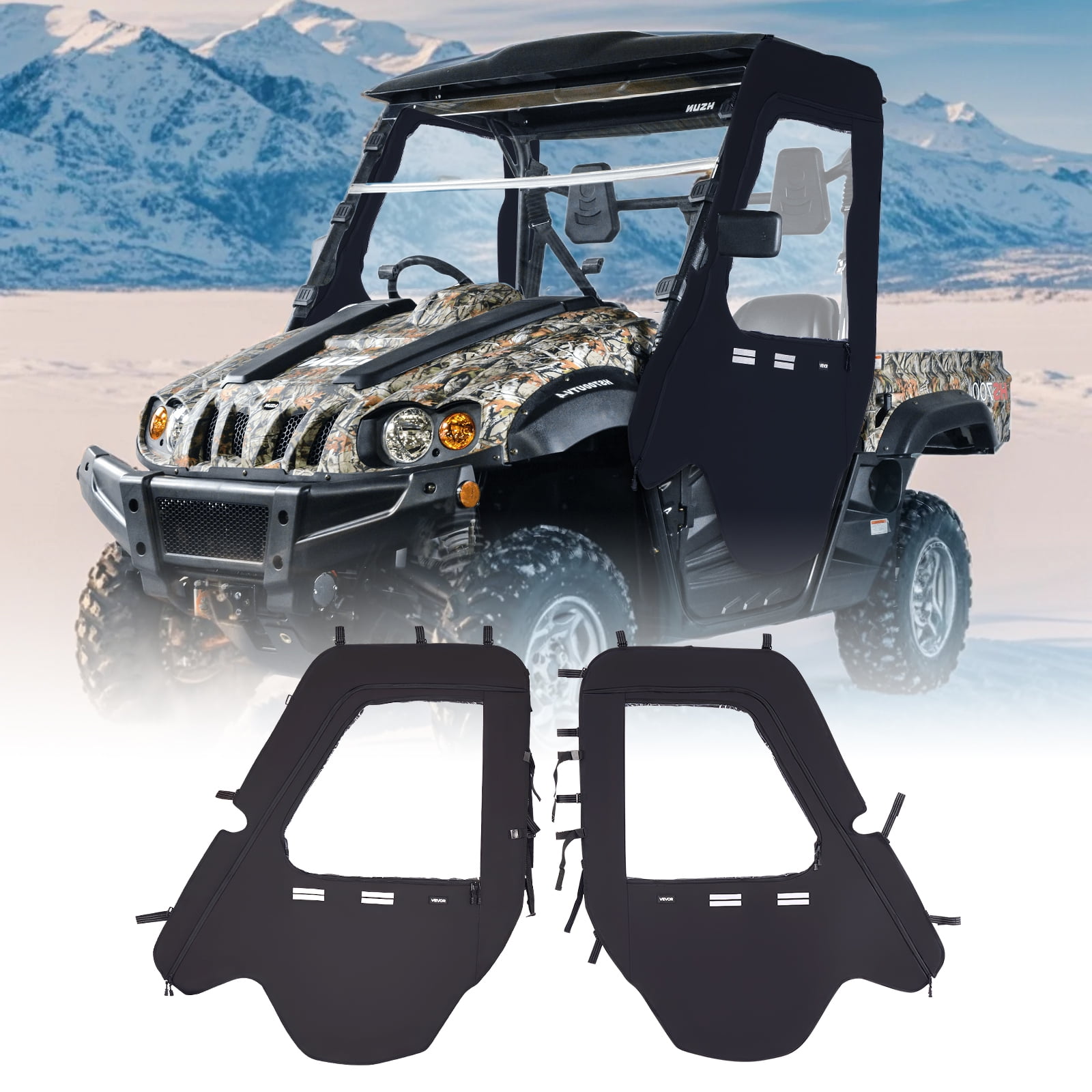 VEVOR Cab Enclosure Upper Doors, Compatible with Hisun 500 700/Axis 500 ...