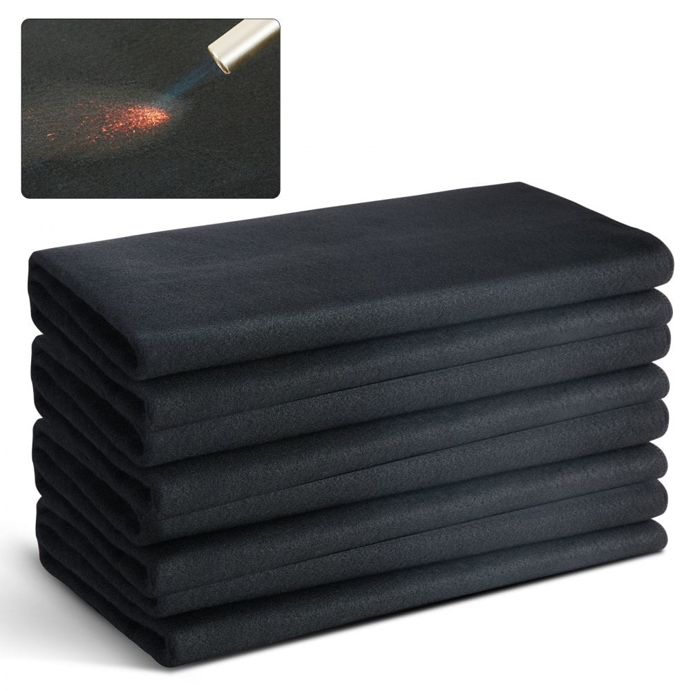 VEVOR Carbon Felt Welding Blanket 4 Pack, 37" x 36" Flame Retardant ...