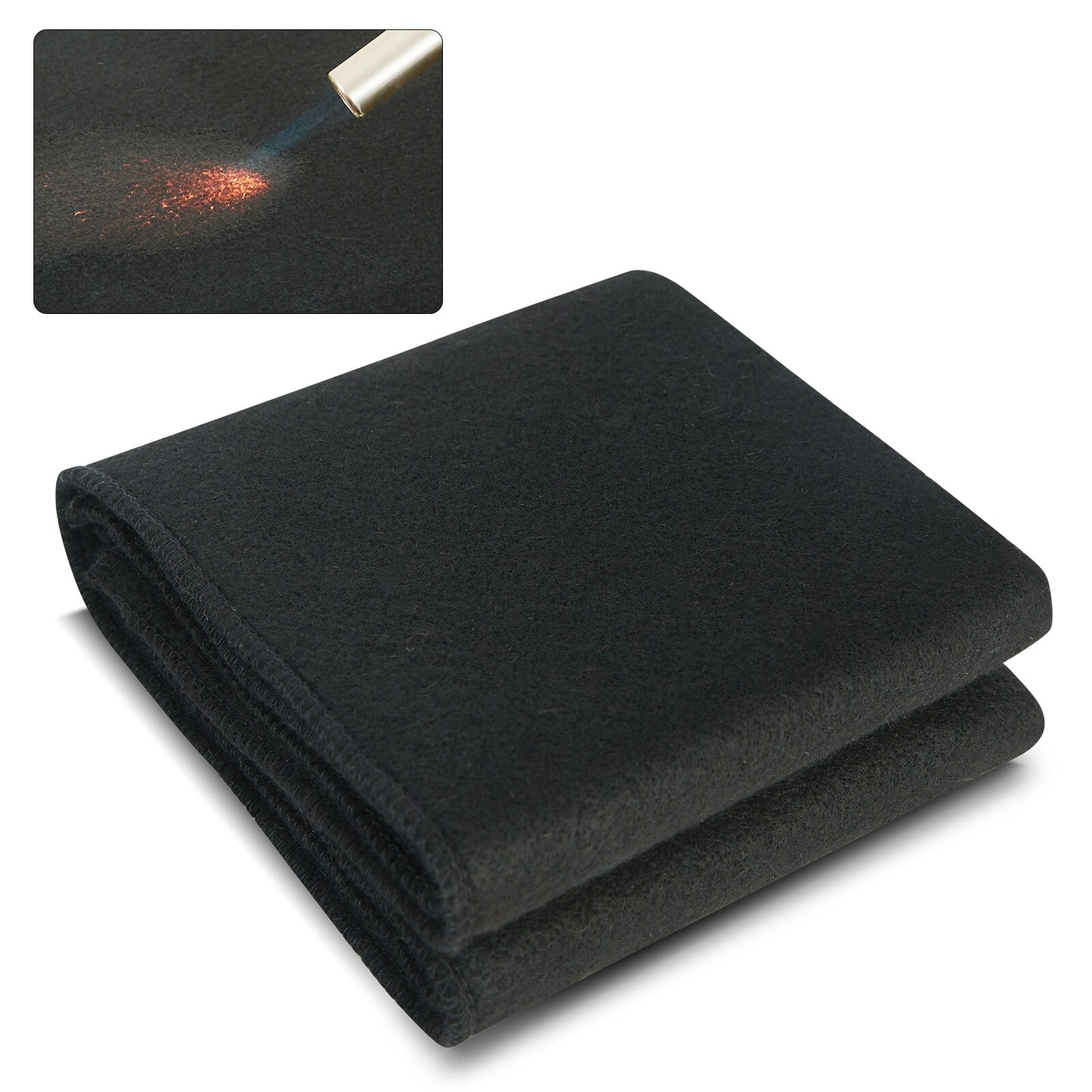 VEVOR Carbon Felt Welding Blanket Cuttable Carbon Fiber Fire Retardant ...
