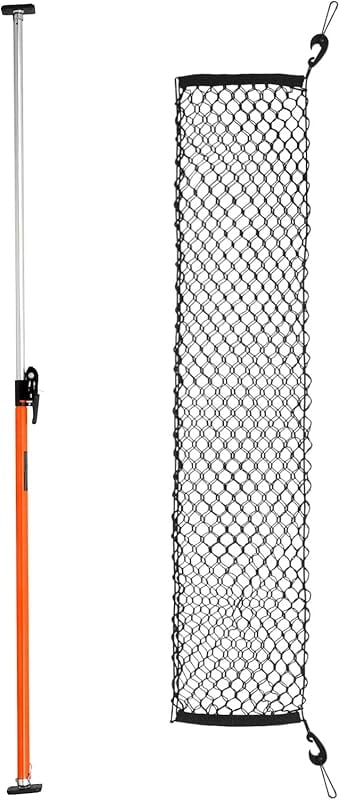 VEVOR Cargo Bar, Ratcheting Cargo Bar Adjustable from 40" to 73", Heavy ...